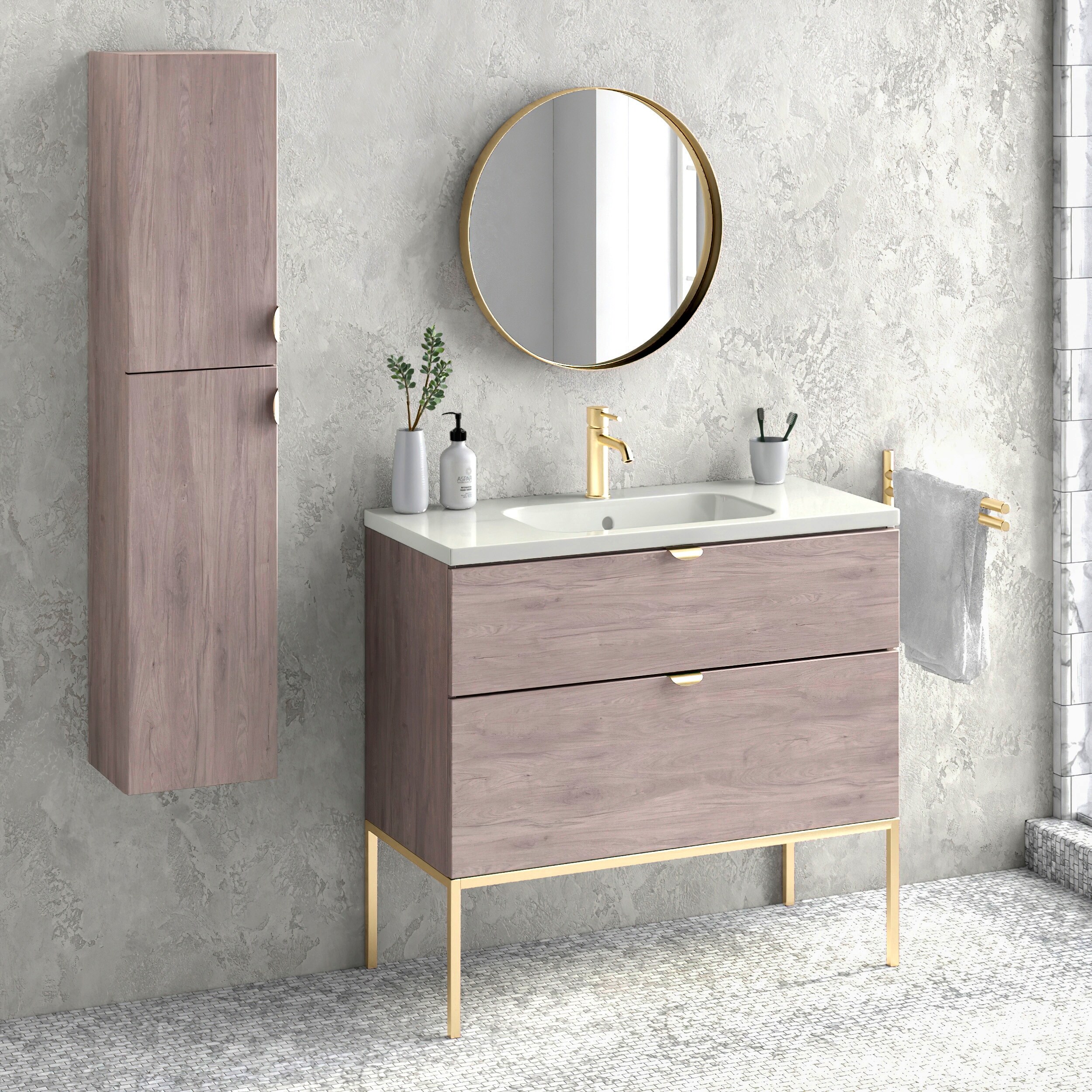 Bathroom Vanity Cabinet Set – Rispa